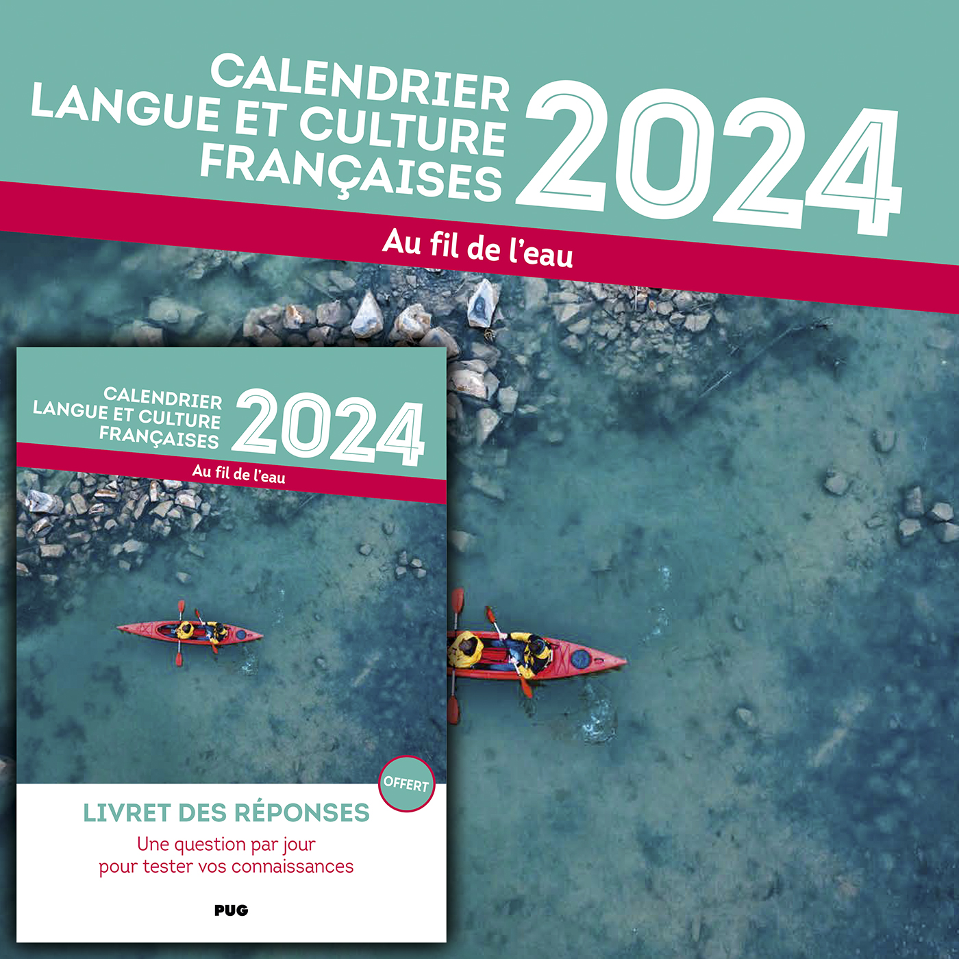 Calendrier Langue et Culture françaises 2024 - Au fil de l'eau - (EAN13 ...